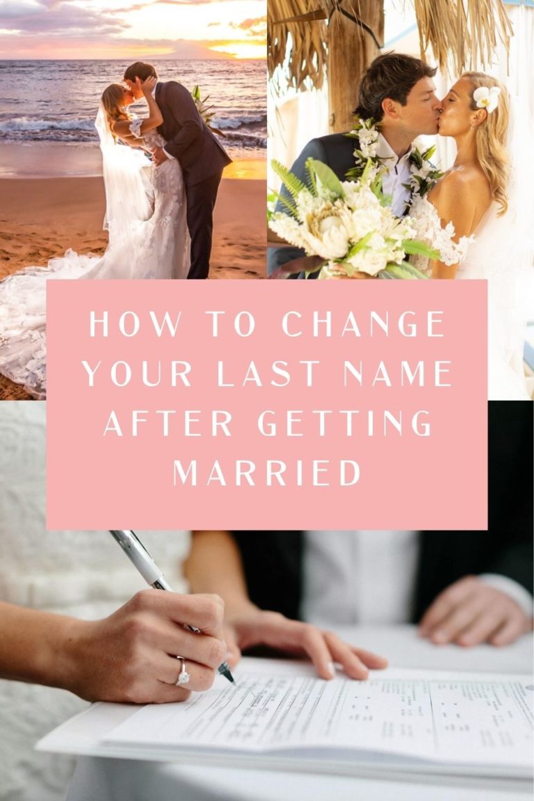 How to Change Your Last Name to Your New Married Name - a Step-by-Step ...